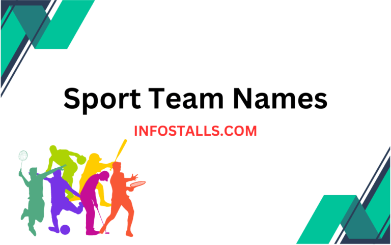 800+ Sport Team Names For You - Infostalls