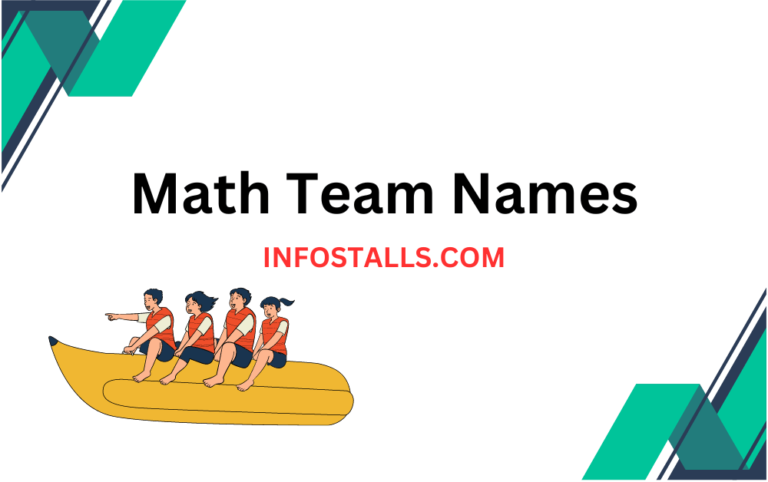 800+ Math Team Names For You - Infostalls