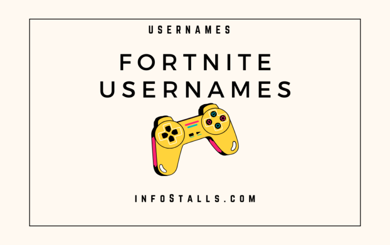 600+ Cool and Best Fortnite Usernames - Infostalls