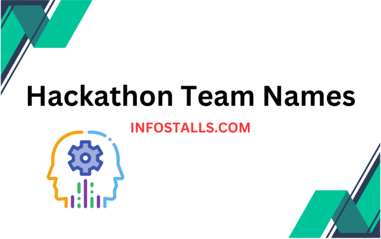 800+ Hackathon Team Names For You - Infostalls