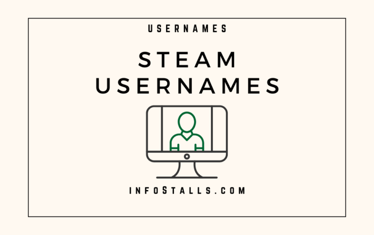 600+ Cool and Best Steam Usernames - Infostalls