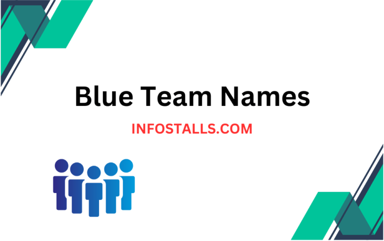 800+ Blue Team Names For You - Infostalls
